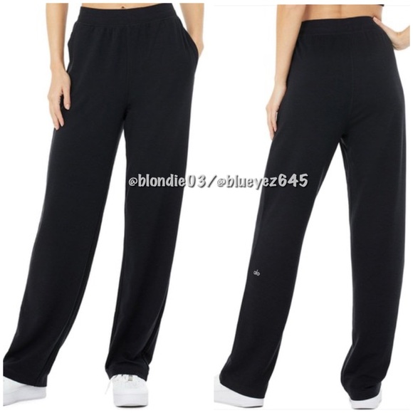 ALO Yoga | Pants & Jumpsuits | Alo High Waist Dreamy Wide Leg Pants S ...